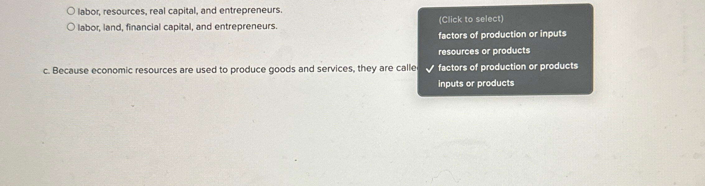 Solved labor, resources, real capital, and | Chegg.com