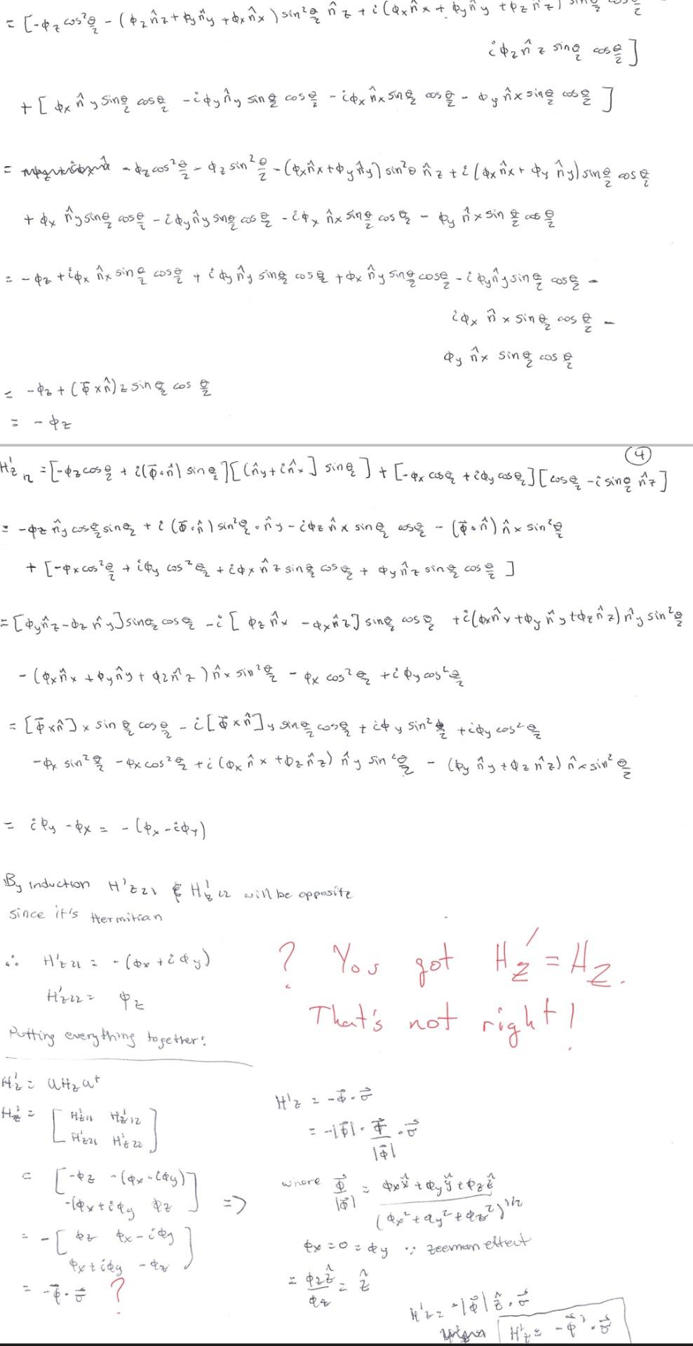 Solved I am doing a physics matrix problem that can be | Chegg.com