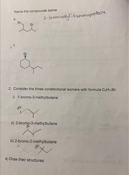 Solved 1. Draw structures corresponding to the following | Chegg.com