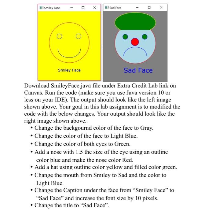 Solved code in java. alter given so that the output matches | Chegg.com
