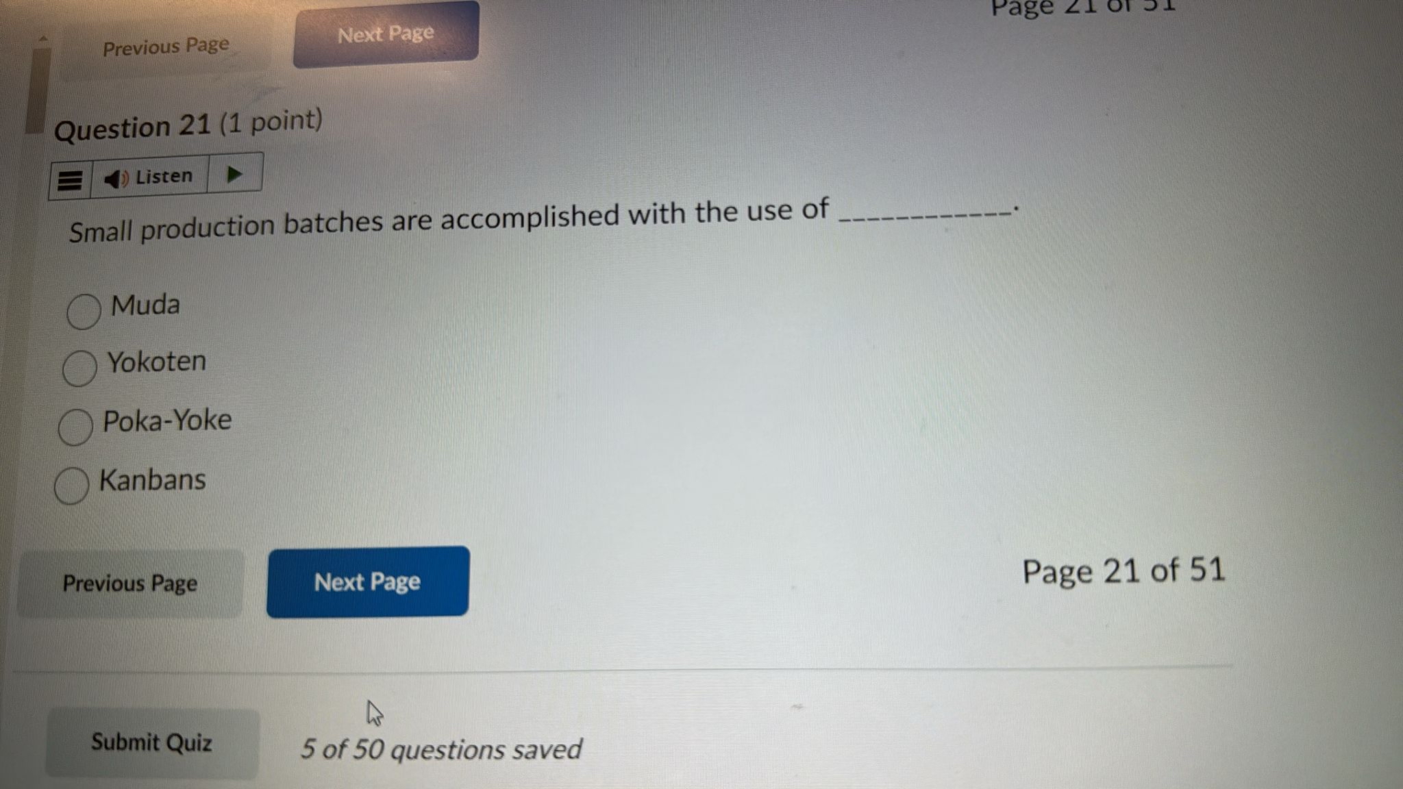 Solved Previous PageQuestion 21 (1 ﻿point)ListenSmall | Chegg.com