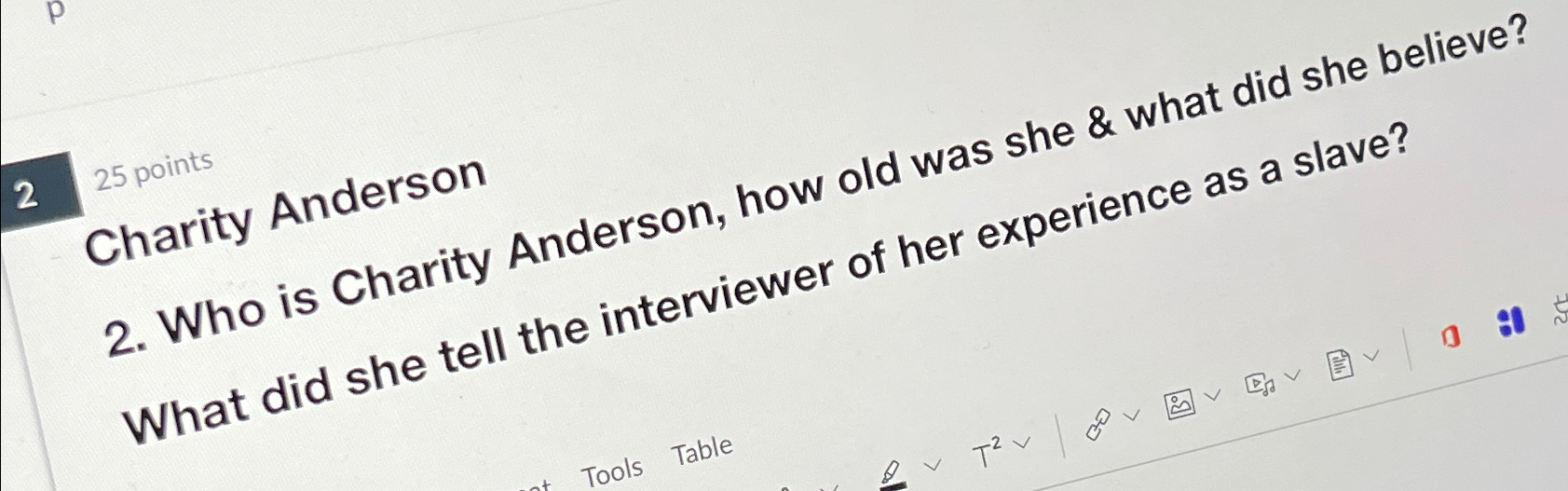 Solved Charity AndersonWho is Charity Anderson, how old was | Chegg.com