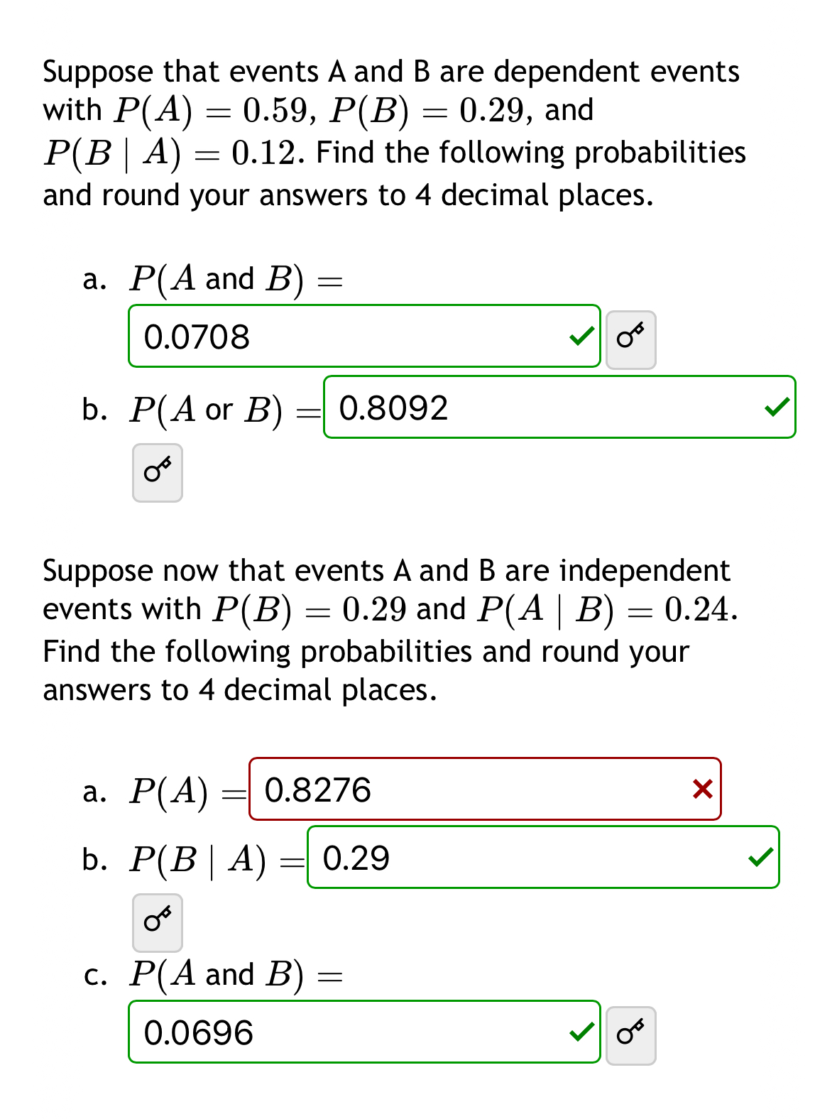 Solved Suppose that events A and B ﻿are dependent events | Chegg.com