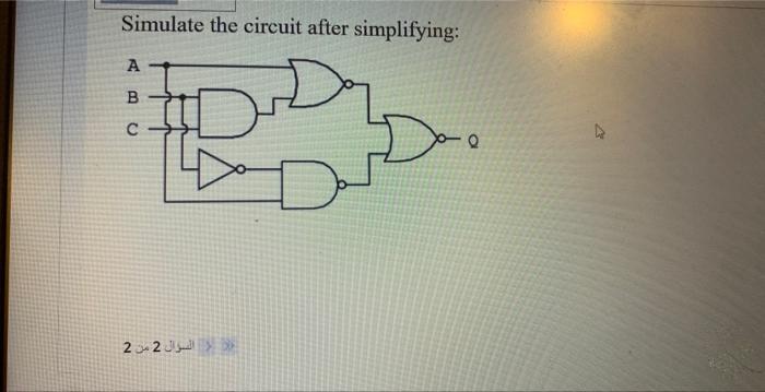 Solved Simulate the circuit after | Chegg.com