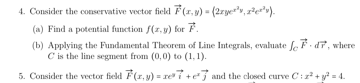 Solved Consider the conservative vector field | Chegg.com