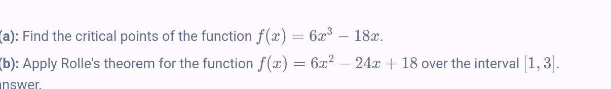 Solved (a): Find the critical points of the function f(x) = | Chegg.com