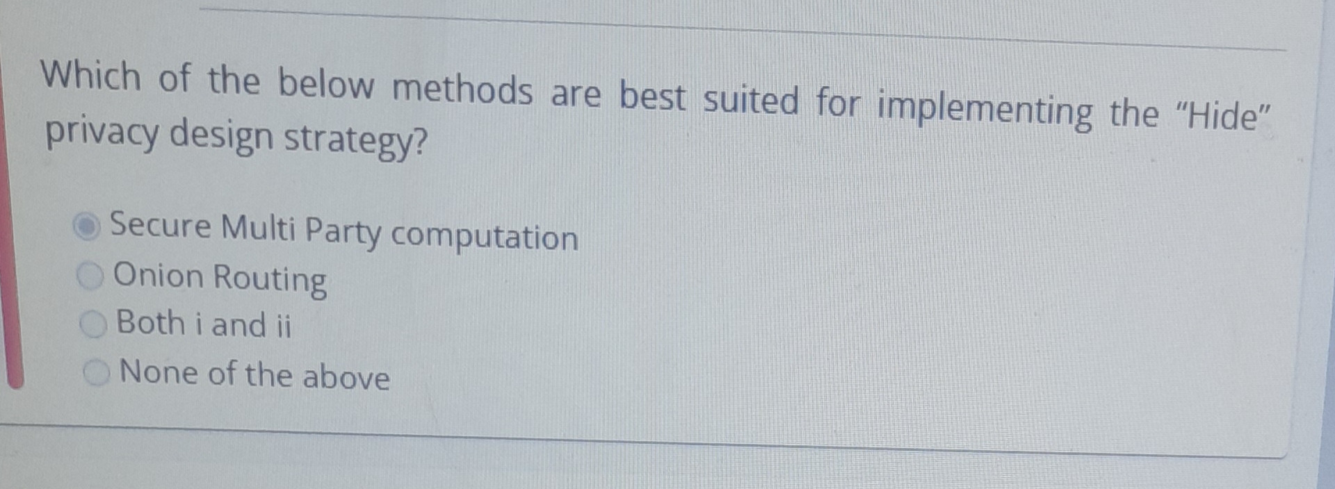 Solved Which of the below methods are best suited for | Chegg.com