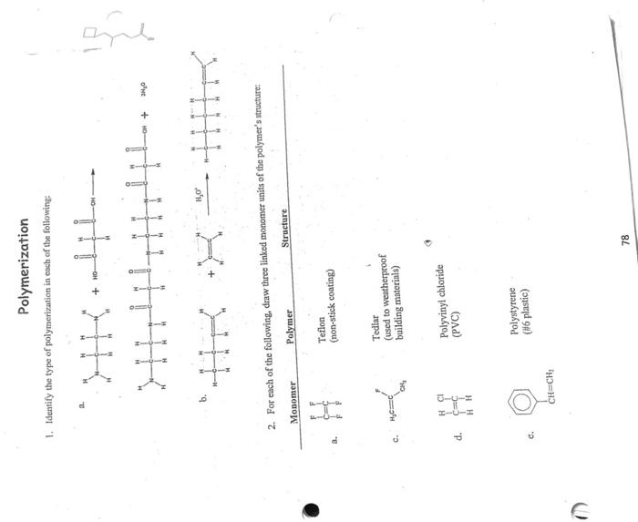 Solved 7 Einr each of the following, draw three linked | Chegg.com