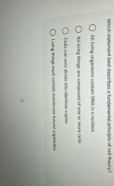 Solved Which statement best describes a fundamental | Chegg.com