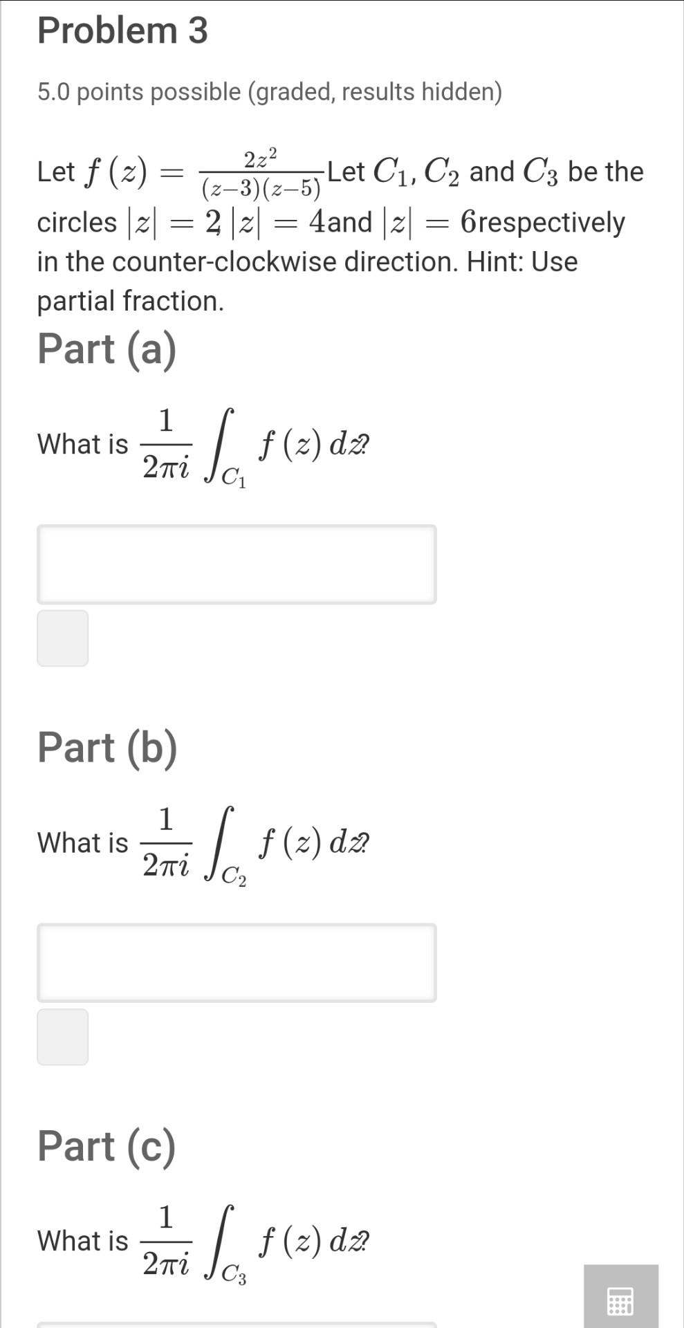 Solved Problem 3 5.0 points possible (graded, results | Chegg.com