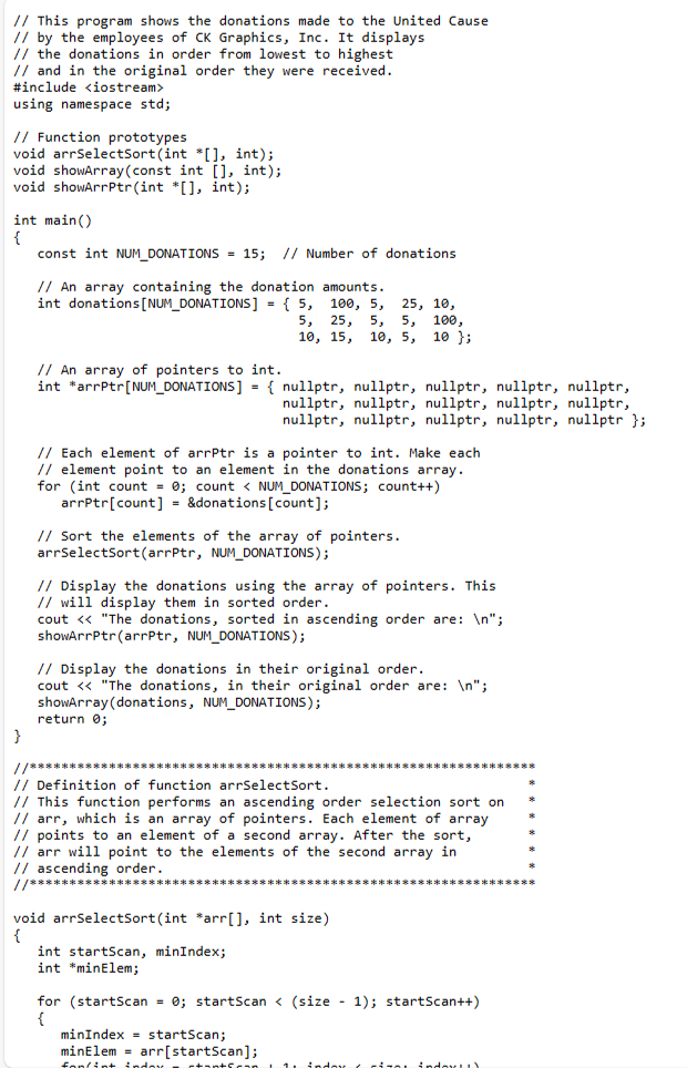Solved Instruction.Modify Program 9-19 ﻿that was discussed | Chegg.com