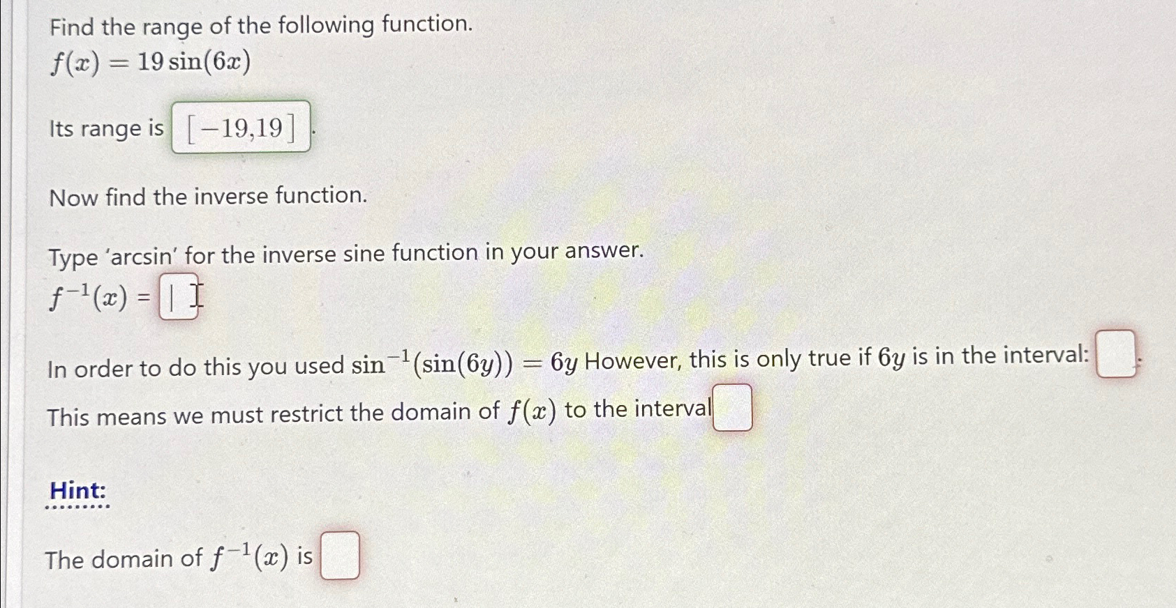 Solved Find the range of the following | Chegg.com