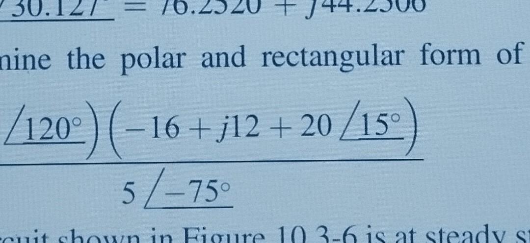 nine the polar and rectangular form of | Chegg.com