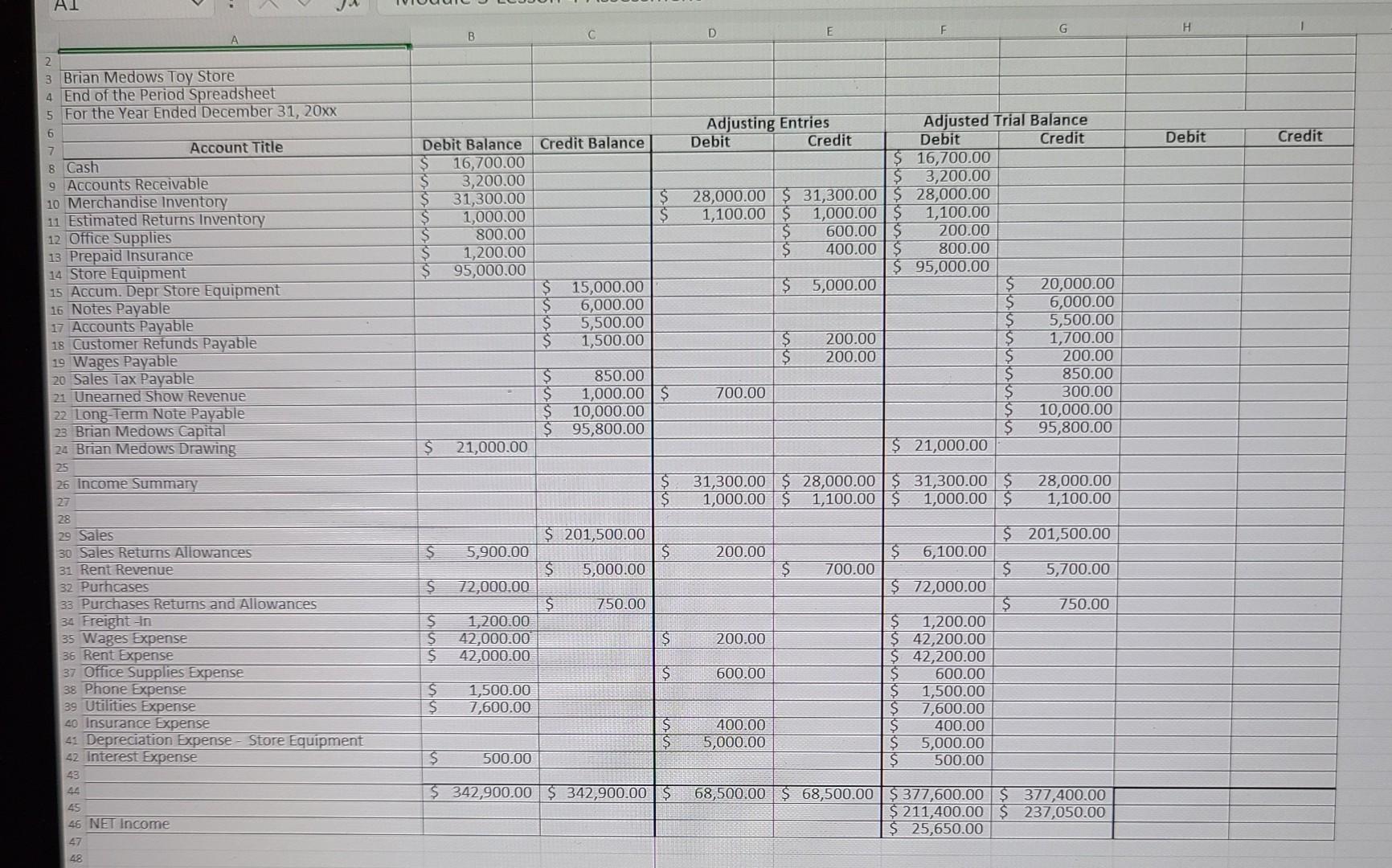 Solved I need assistance fill8ng out this balance sheet and | Chegg.com