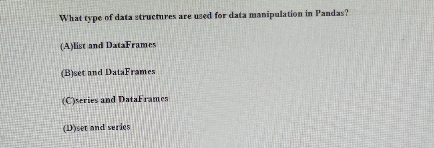 Solved What type of data structures are used for data | Chegg.com