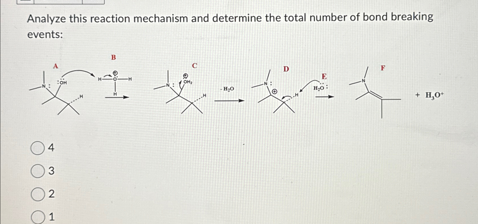 Analyze this reaction mechanism and determine the | Chegg.com
