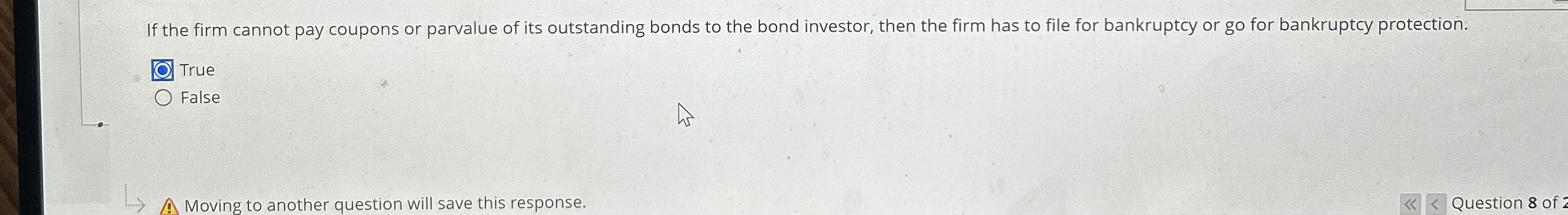 Solved If the firm cannot pay coupons or parvalue of its | Chegg.com