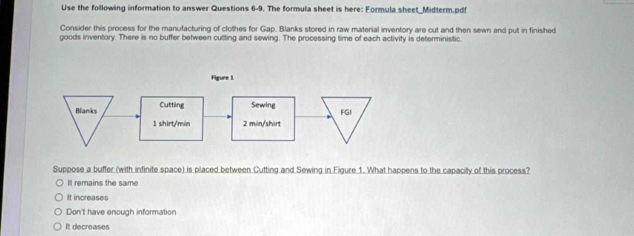 Solved Use the following information to answer Questions | Chegg.com