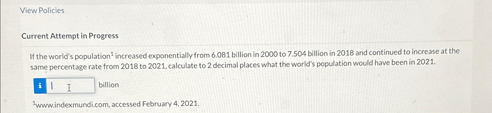 Solved View PoliciesCurrent Attempt in ProgressIf the | Chegg.com