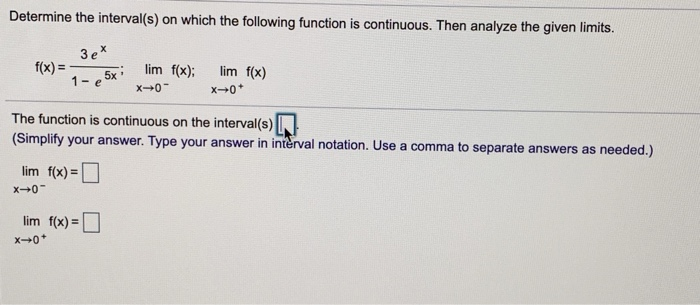 Solved Determine The Intervals On Which The Following