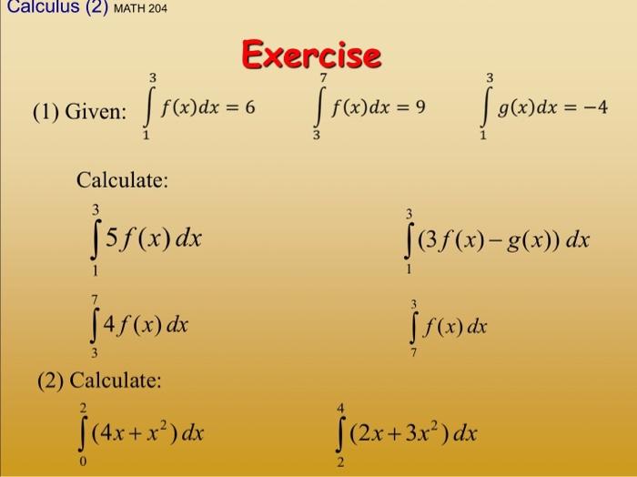 Solved Exercise 1 Given 