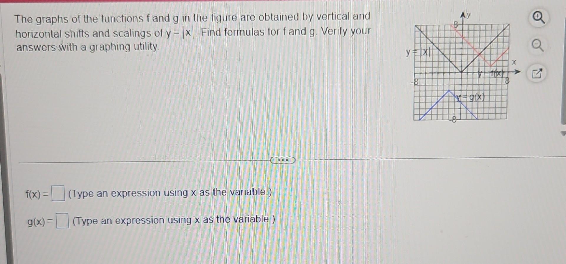 Solved The graphs of the functions f and g in the figure are | Chegg.com