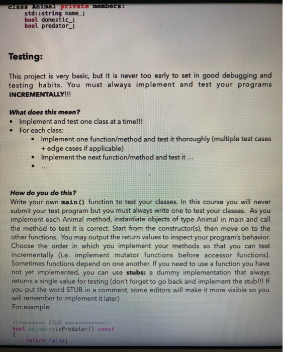 Solved Project 2: Inheritance Project will build on Project1 | Chegg.com