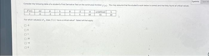 Solved Consider the following table of a student's First | Chegg.com