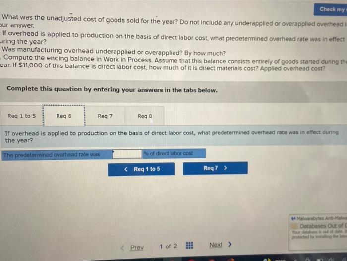Solved Problem 3-11 (Algo) T-Account Analysis of Cost Flows | Chegg.com