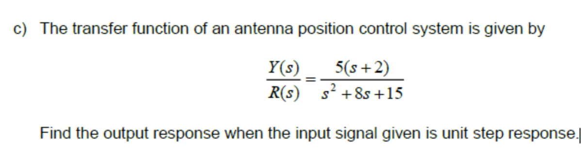 Solved ELECTRICAL ENGINEERING-Control SystemFind the output | Chegg.com