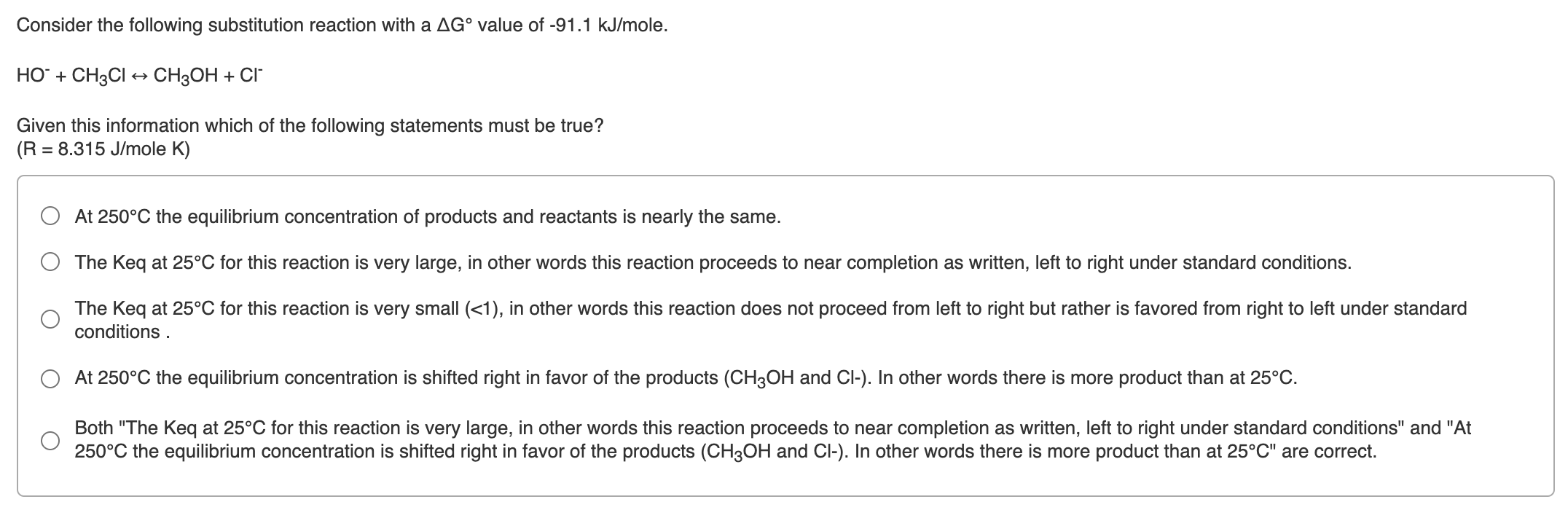 Solved Consider the following substitution reaction with | Chegg.com