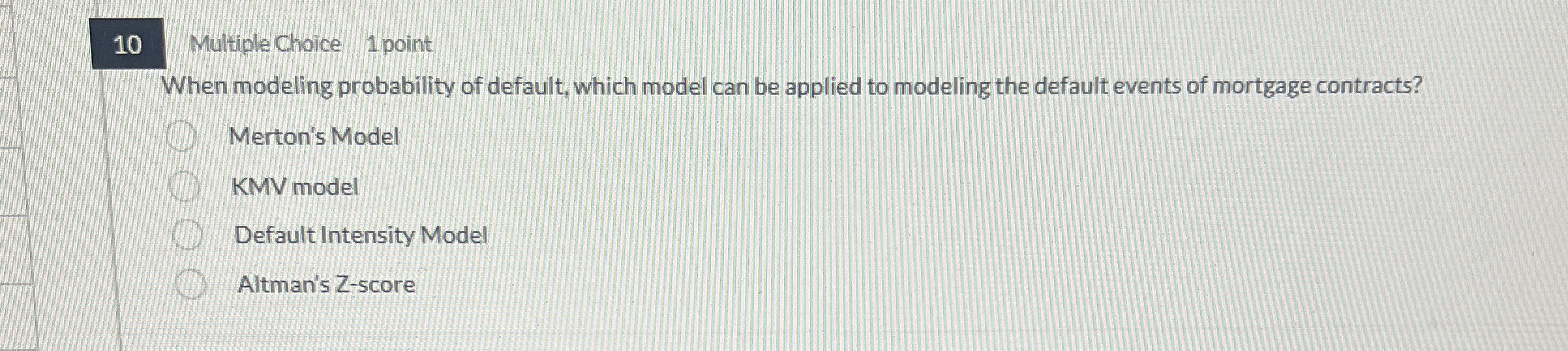 Solved 10Multiple Choice 1 ﻿pointWhen modeling probability | Chegg.com