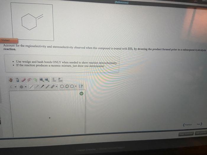 Solved (References Vid Account for the regioselectivity and | Chegg.com