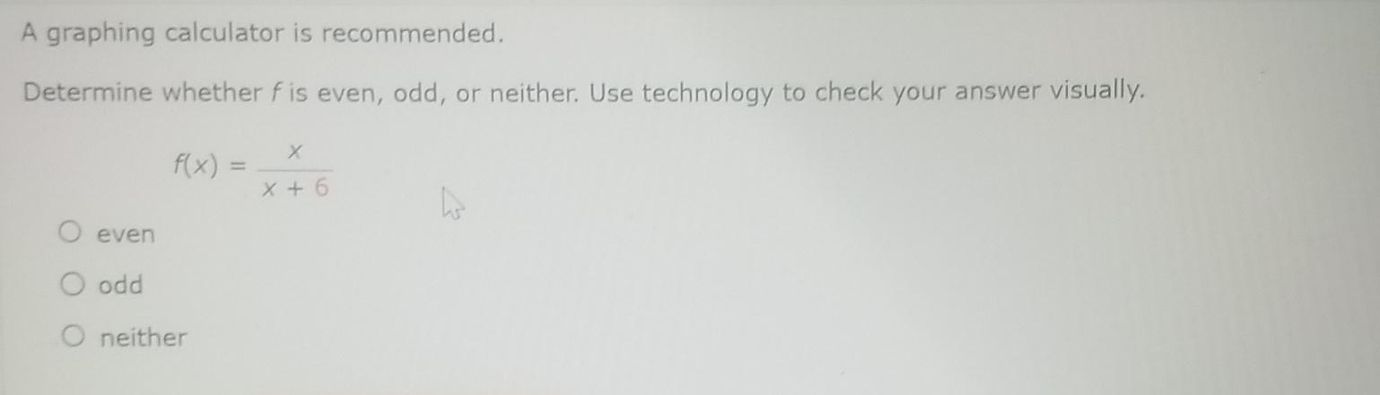 Solved A graphing calculator is recommended.Determine | Chegg.com