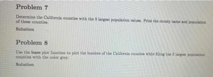 Solved how would i solve number 8? what would the code look | Chegg.com