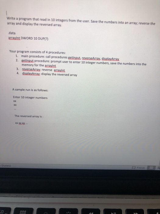 Solved Write a program that read in 10 integers from the | Chegg.com