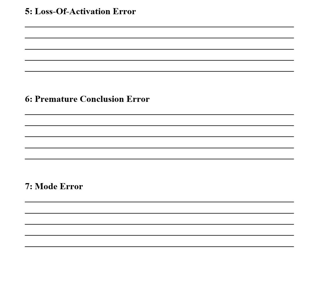 Solved Q1: Think of an example of slips that happened to | Chegg.com