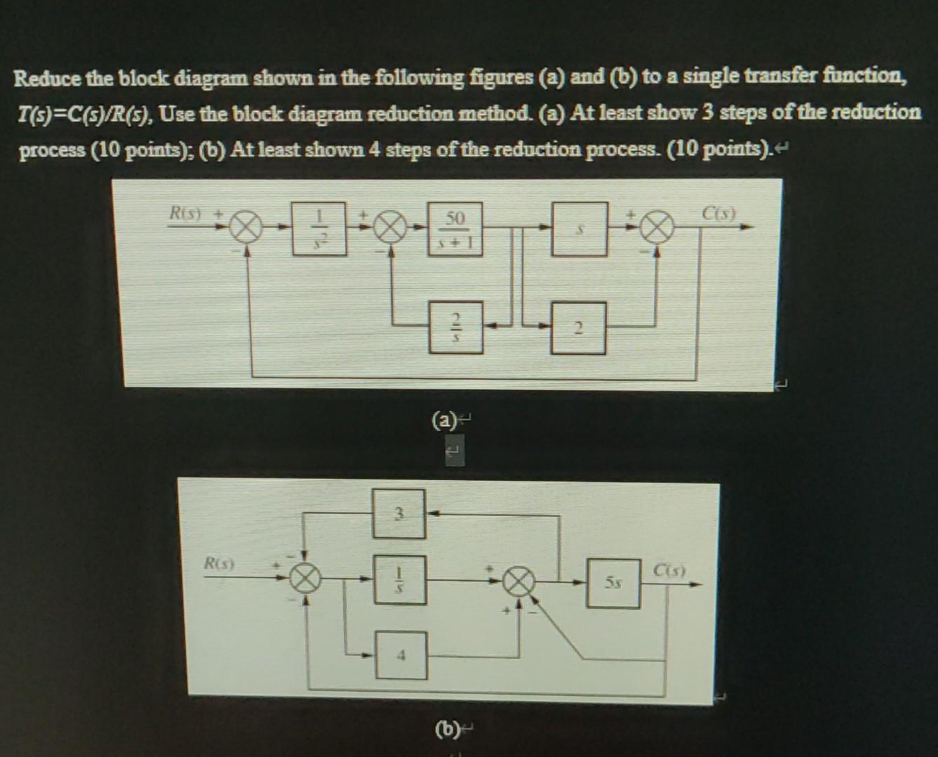 Solved Reduce the block diagram shown in the following | Chegg.com