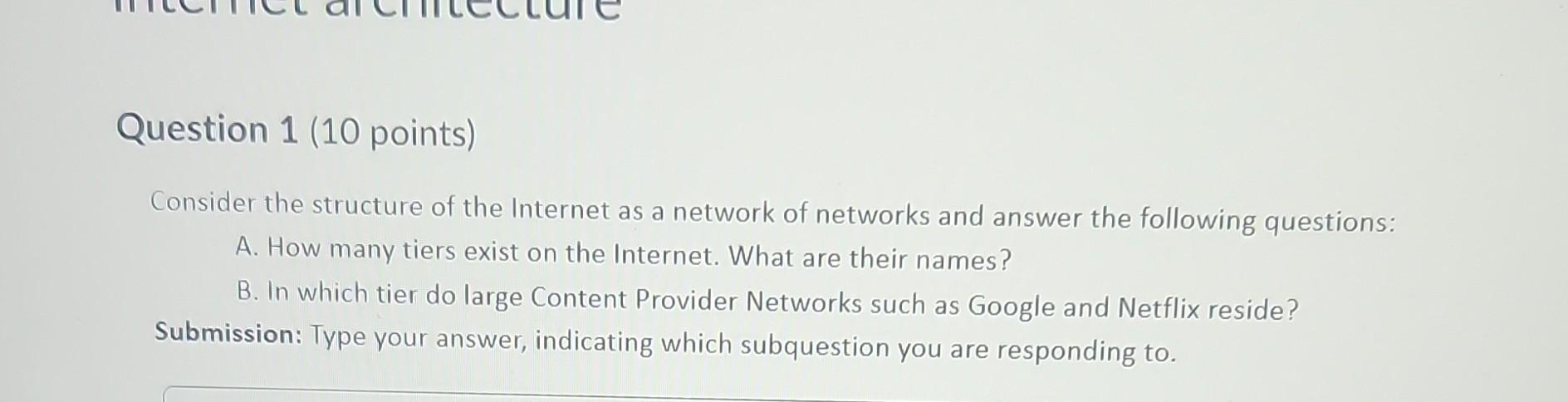 Solved Question 1 (10 points) Consider the structure of the | Chegg.com