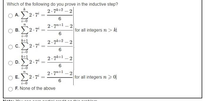 Solved (1 pt) Let P(n) be the predicate 2.7 72 i-O n2 6 1-0 | Chegg.com
