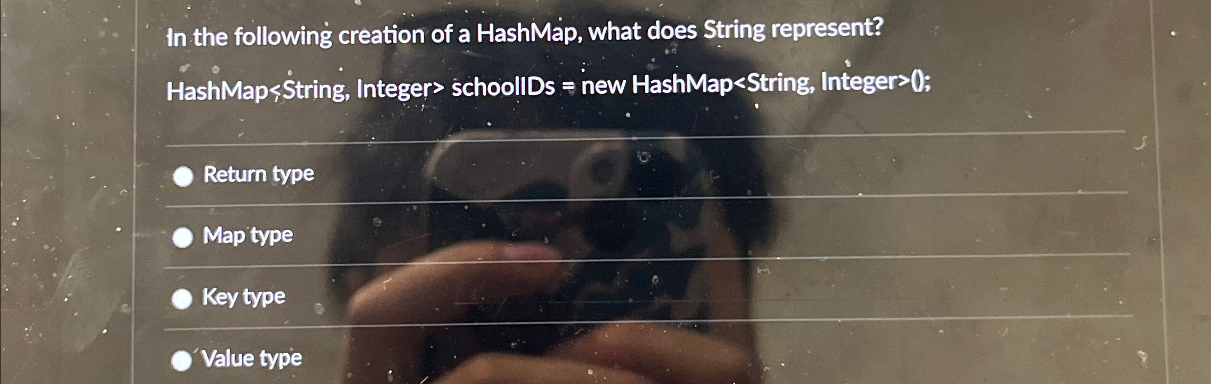 Solved In the following creation of a HashMap, what does | Chegg.com Solved In the following creation of a HashMap, what does | Chegg.com
