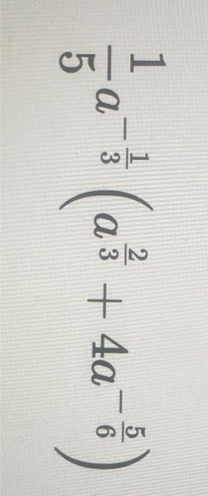 Solved 51a−31(a32+4a−65) | Chegg.com