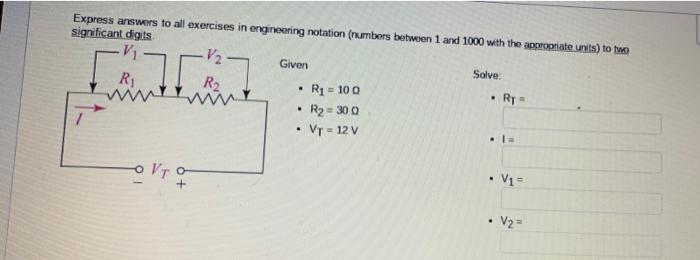 Solved Express answers to all exercises in engineering | Chegg.com