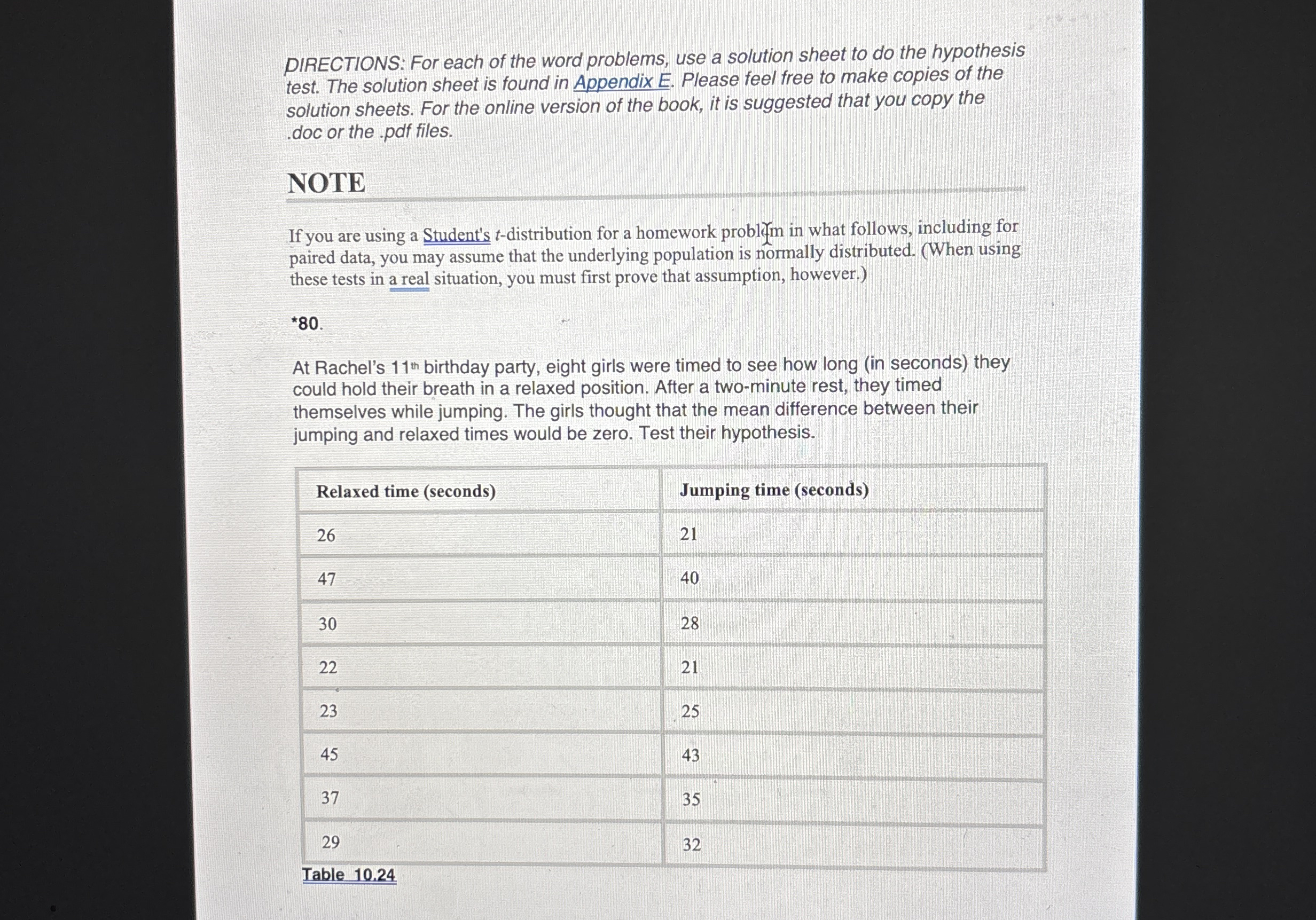 Solved DIRECTIONS: For each of the word problems, use a | Chegg.com