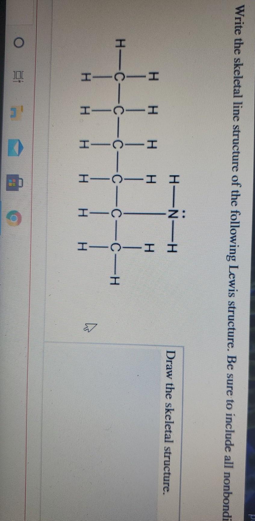Solved Write the skeletal line structure of the following | Chegg.com