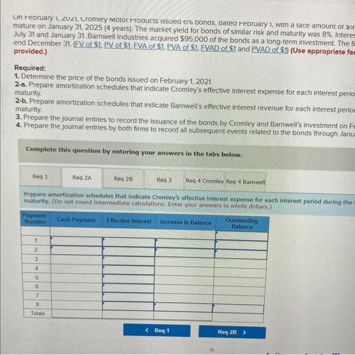 Solved Problem 14-5 (Algo) Issuer and investor, effective | Chegg.com