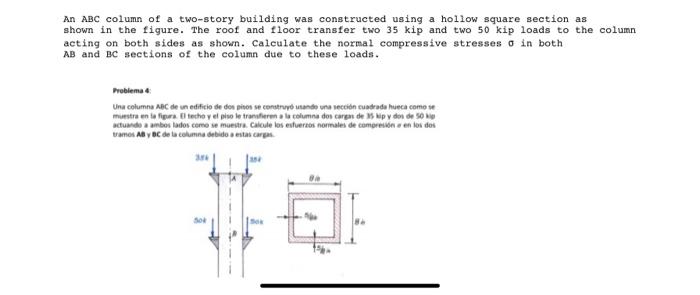 Solved Answers are Sigma AB = 3.8 ksi and Sigma BC = 9.22 | Chegg.com