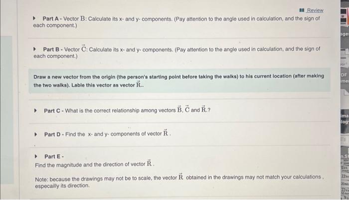 Solved Learning Goal: Vector Addition: Graphical method | Chegg.com