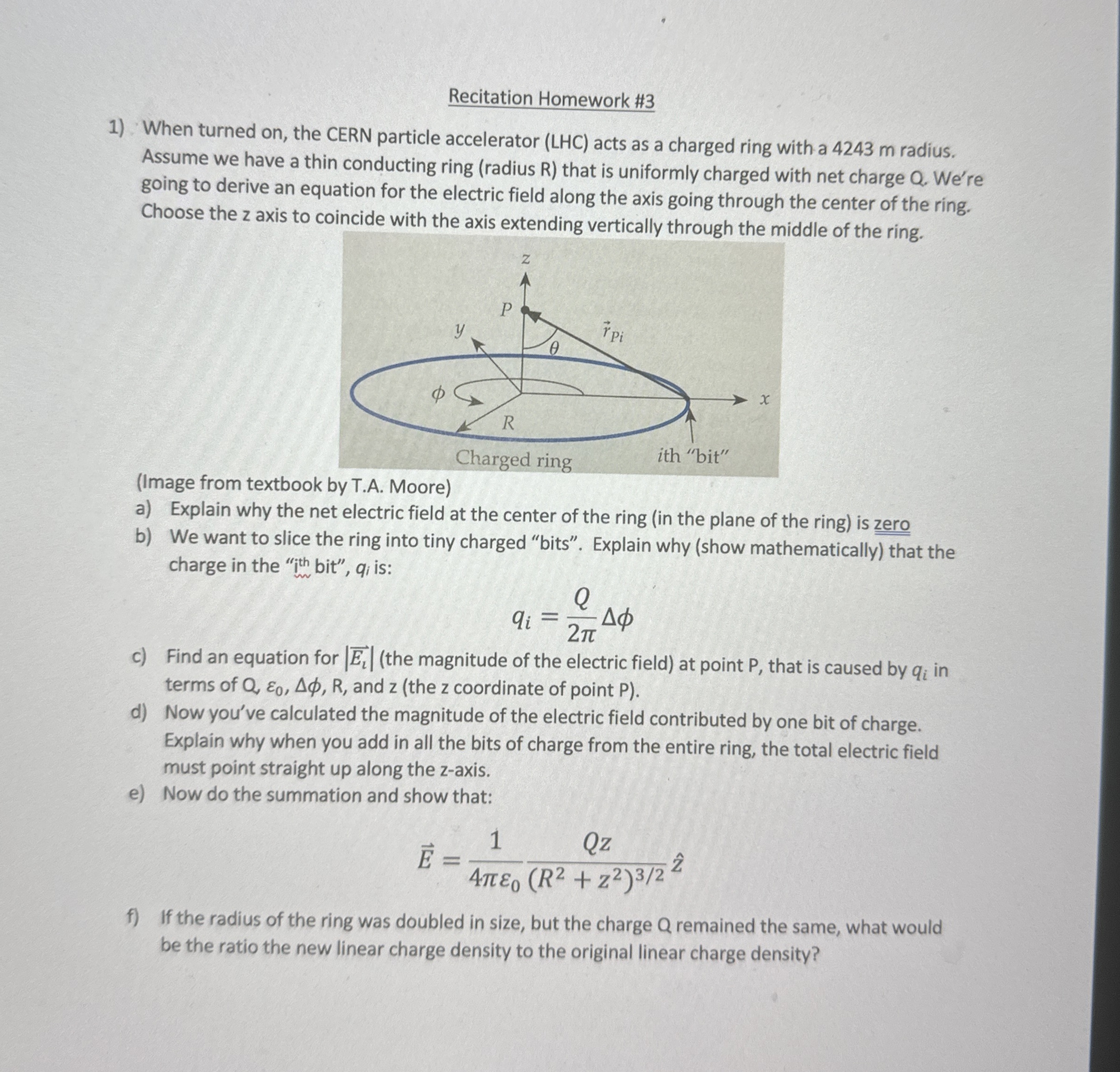 Solved Recitation Homework #3When turned on, ﻿the CERN | Chegg.com