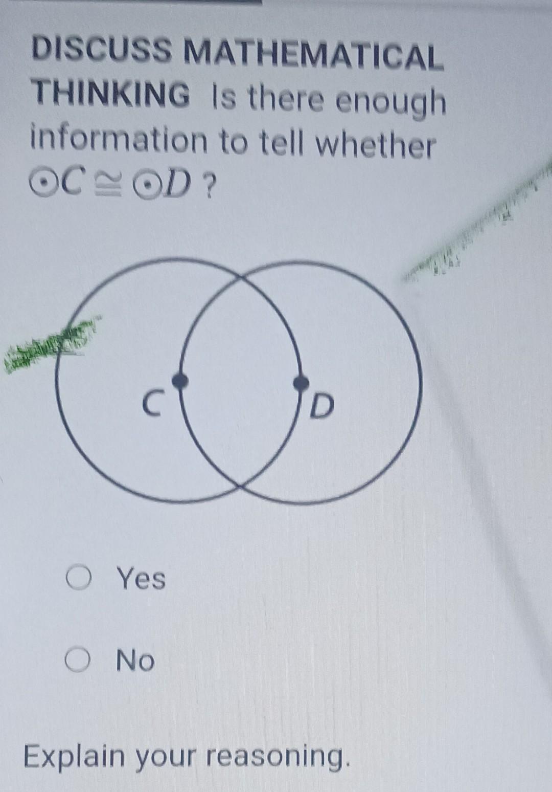 Solved DISCUSS MATHEMATICAL THINKING is there enough | Chegg.com